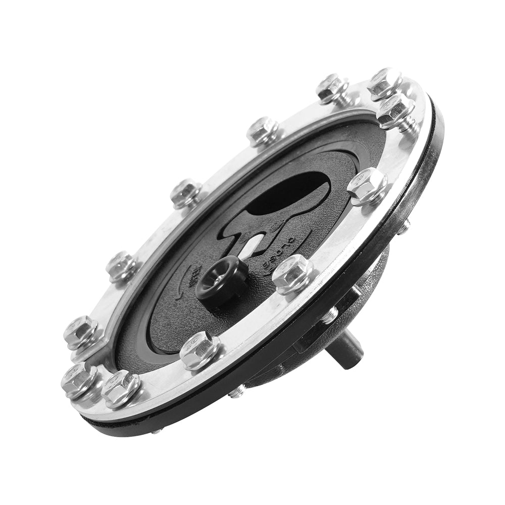 Billet Aluminum Easy Fill Fuel Cell Gas Cap With 12 Hole Cell Bung and ...